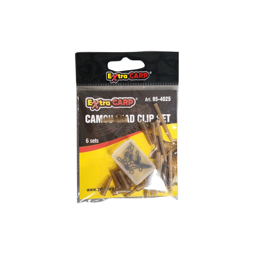 Clip Plomb Extra Carp Lead Clip Set Camou (par 6)